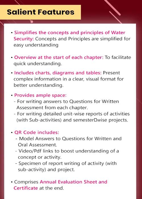 Std 10 English Medium Water Security Workbook (2024-2025)