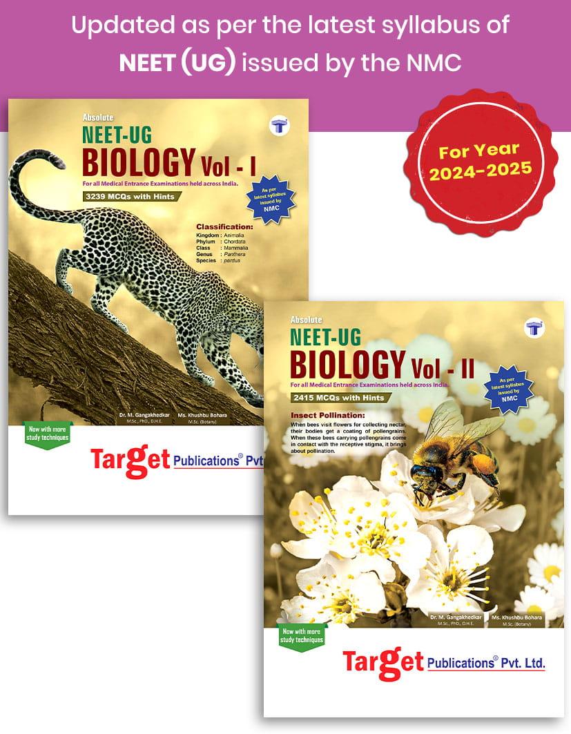Biology Absolute Books Vol 1 & 2 | NEET-UG Biology Notes