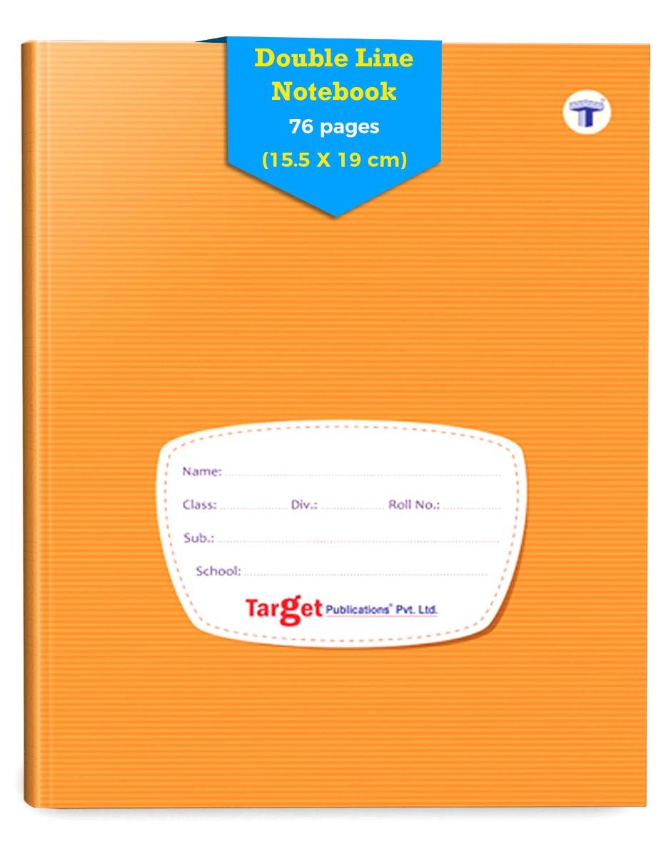 Buy Double Line Small Notebook (18cm x 24cm - 76 Ruled Pages) online