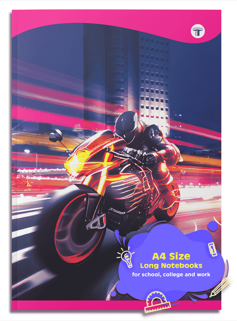 Buy Long size (A4) ruled & Spiral notebooks online