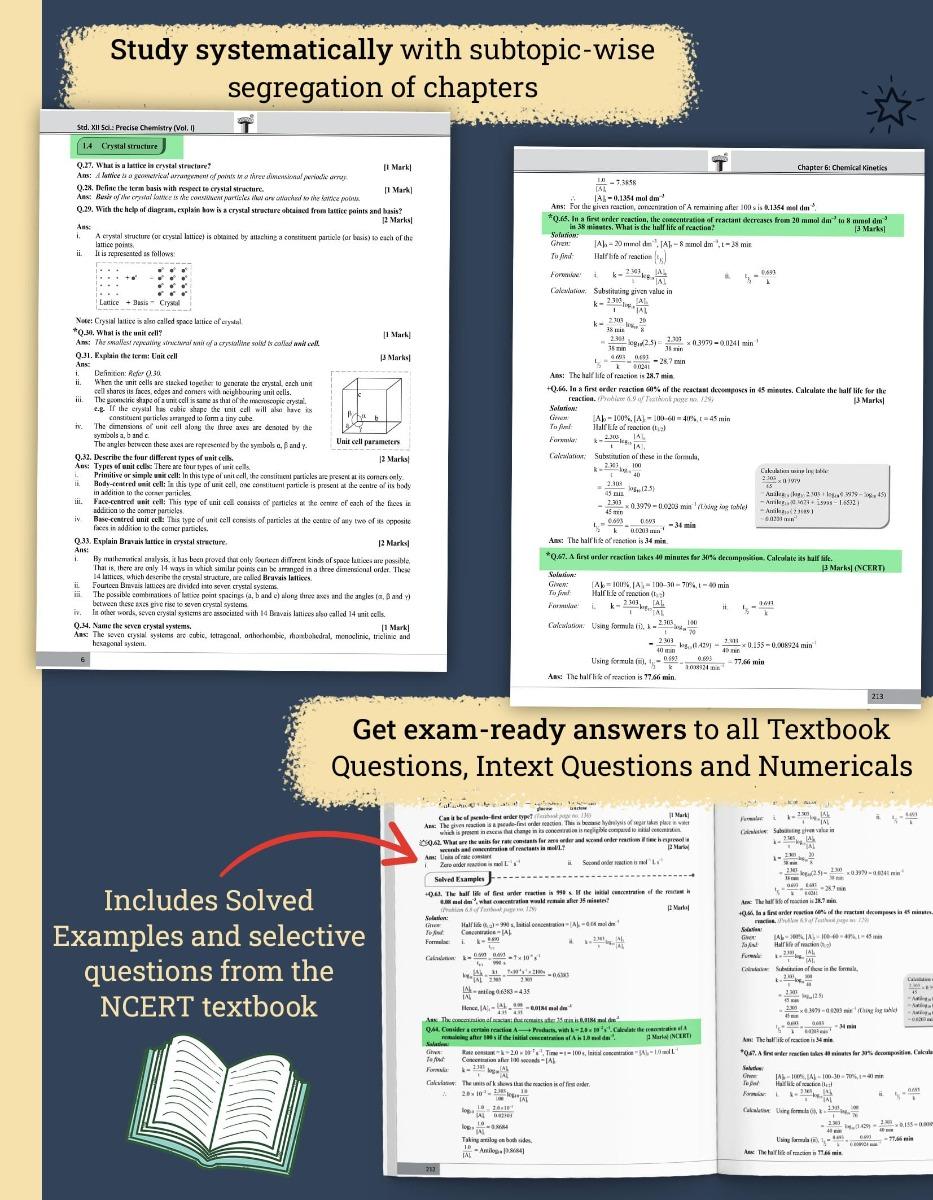 Physics, Chemistry, Biology Precise Notes | Std 12th Science PCB Books
