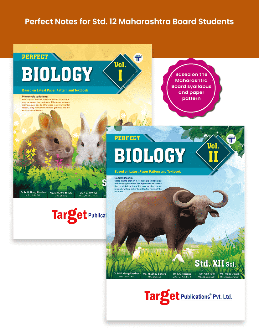 Buy Std 12 Science Biology Vol 1 and 2 Perfect 2.0 Notes online