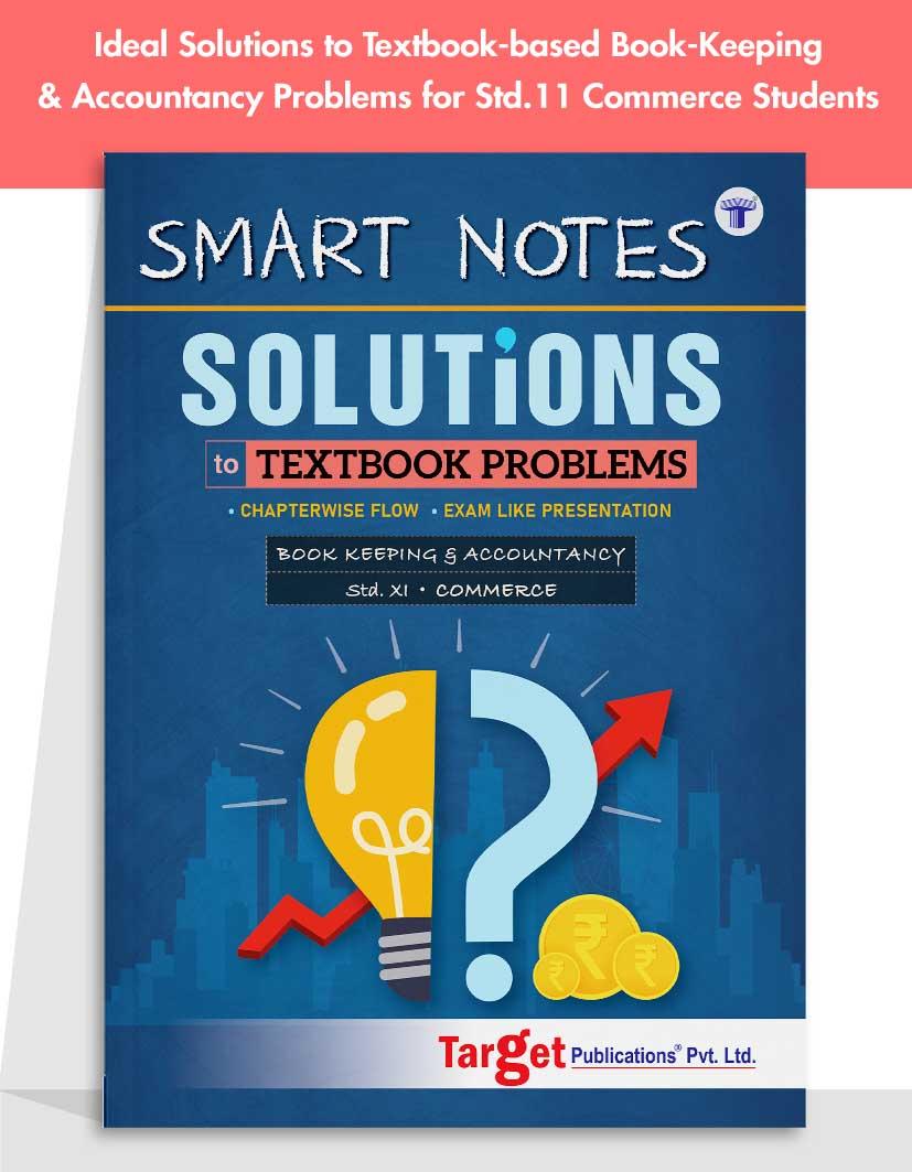 Std 11 Smart Notes Book Keeping & Accountancy Book (BK) | Solutions to ...