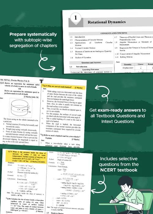 Physics Vol 1 & 2 Precise Notes | 12th science physics books MH board