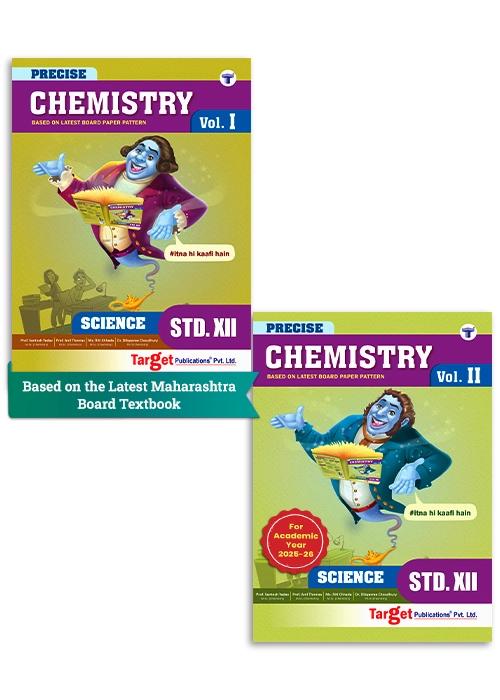Chemistry Vol 1 & 2 Precise Notes | Std 12 HSC Chemistry solutions