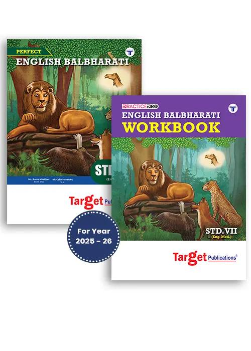 Buy Std 7 English Medium English Balbharati Perfect Notes and Workbook ...